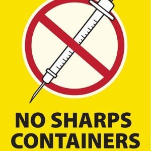 sharps_label_recycling - Safe Needle Disposal